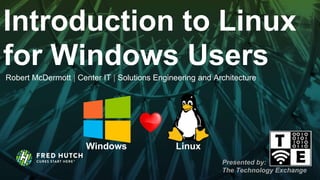 Introduction to Linux for Windows Users | PPTX
