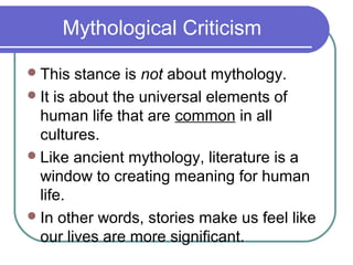 Intro to-literary-criticism | PPT
