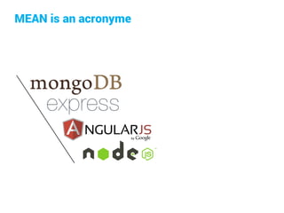 Introduction to the MEAN stack | PDF