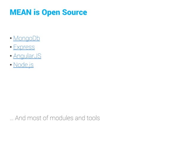 Introduction to the MEAN stack | PDF