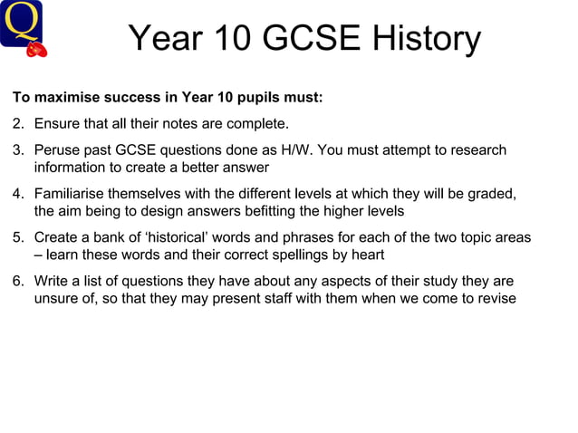 Intro to Modern World GCSE | PPT