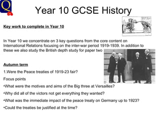 Intro to Modern World GCSE | PPT