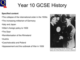 Intro to Modern World GCSE | PPT