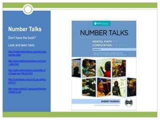 Intro to-number-talks-powerpoint | PPTX
