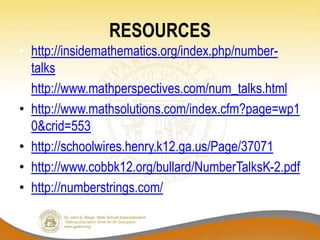 Intro to-number-talks-powerpoint | PPTX