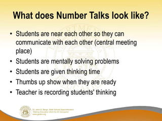 Intro to-number-talks-powerpoint | PPTX