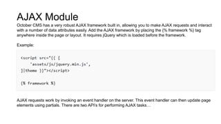 Intro to OctoberCMS | PPT