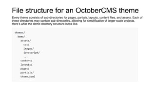 Intro to OctoberCMS | PPT