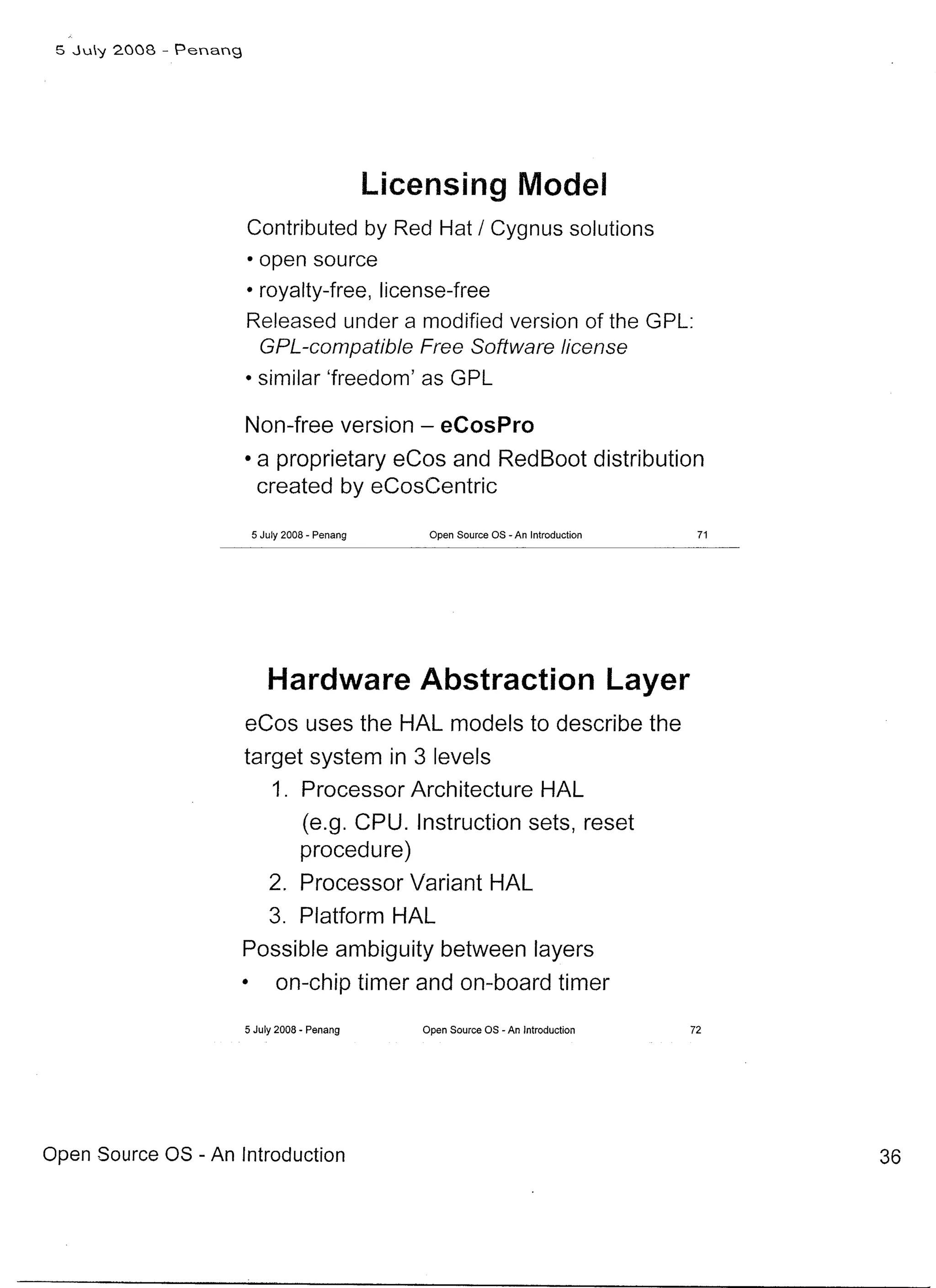 Introduction To Open Source Embedded OS | PDF