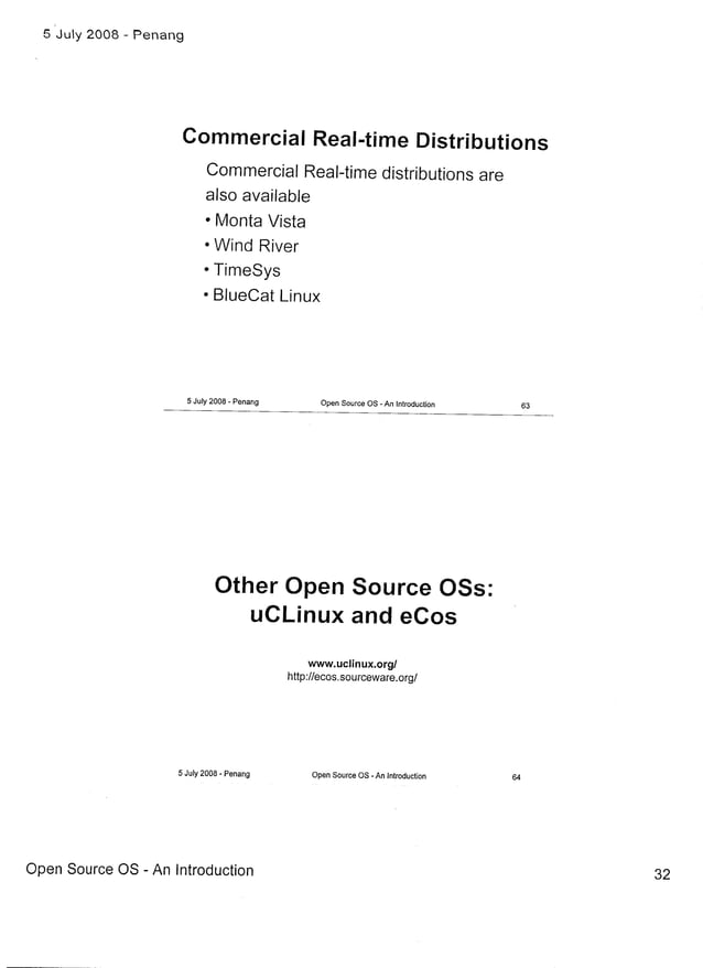 Introduction To Open Source Embedded OS | PDF