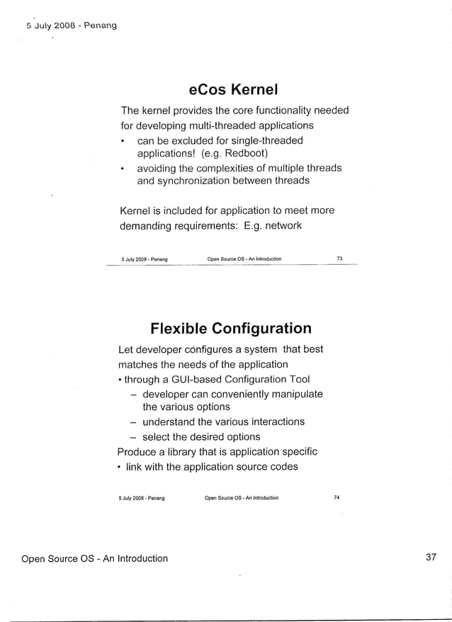Introduction To Open Source Embedded OS | PDF