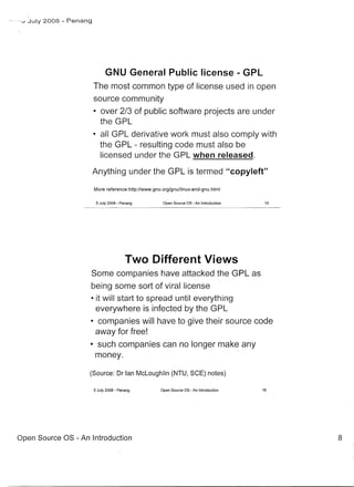 Introduction To Open Source Embedded OS | PPT