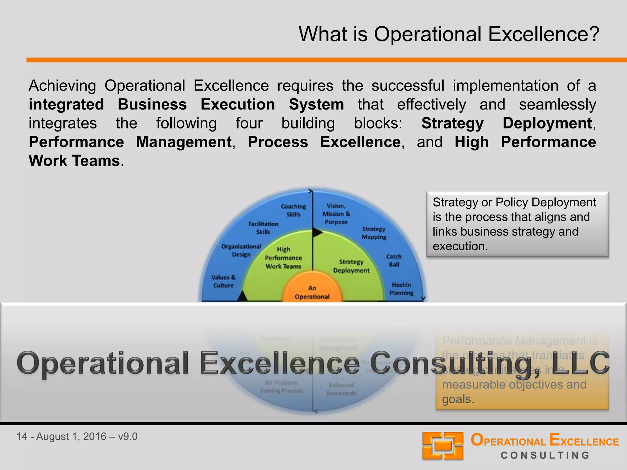 How to achieve Operational Excellence? | PDF