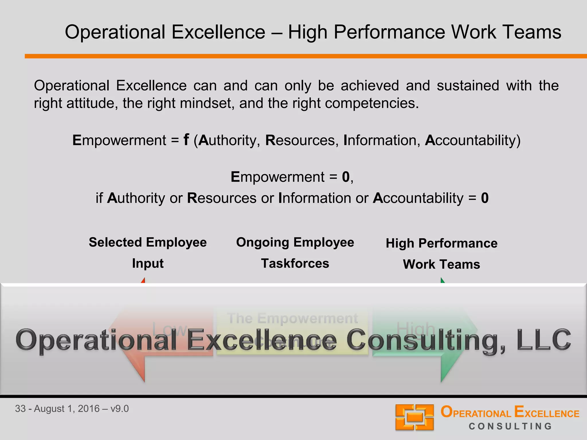 How to achieve Operational Excellence? | PDF
