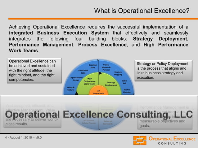 How to achieve Operational Excellence? | PDF