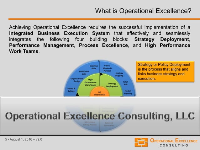 How to achieve Operational Excellence? | PDF