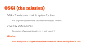 Intro to OSGi | PPT