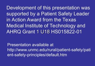 patient safty - intro-to-patient-safety-principles-for-boards.ppt