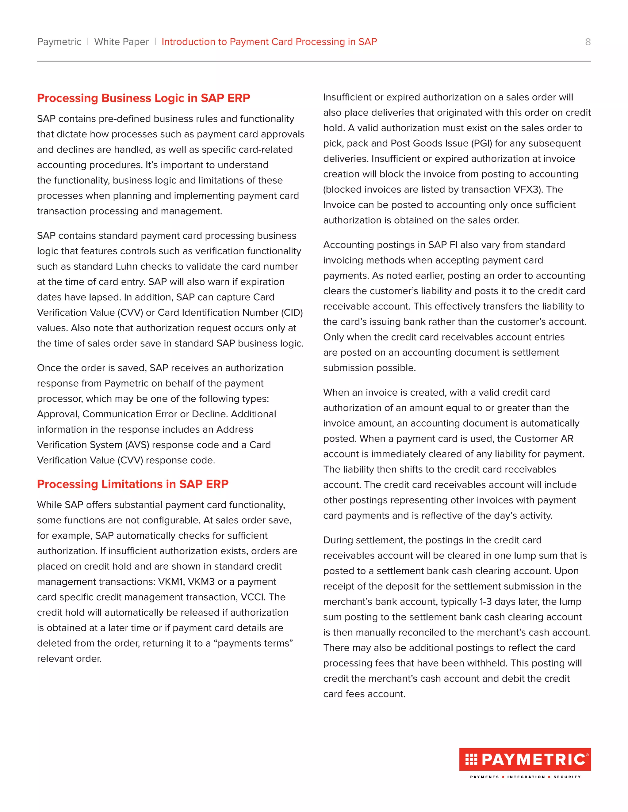 Intro to-payment-processing-in-sap | PDF