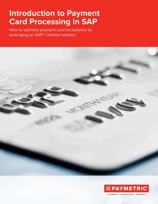 Intro to-payment-processing-in-sap | PDF