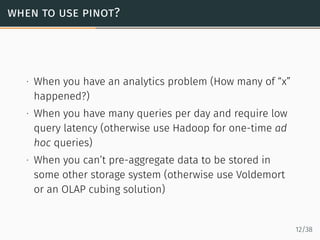Intro to Pinot (2016-01-04) | PPT
