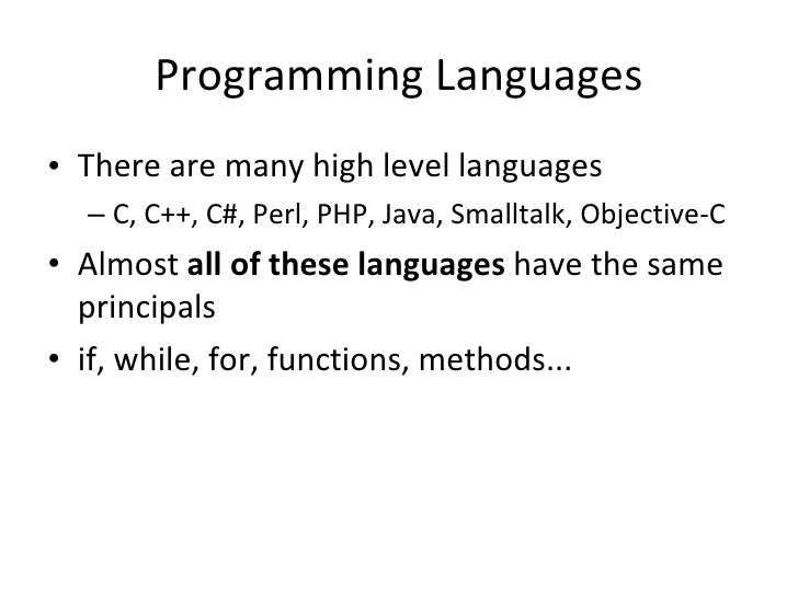 Intro To Programming Concepts