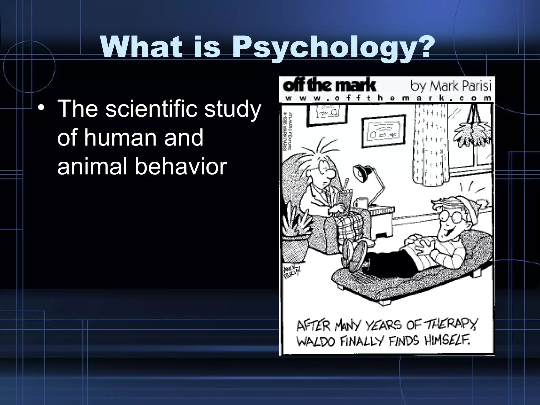 Intro To Psychology Chap 1 | PPT
