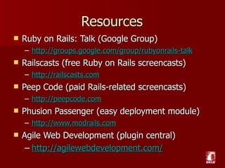 Introduction To Rails | PPT