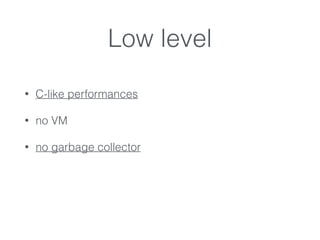 Introduction to rust: a low-level language with high-level abstractions ...