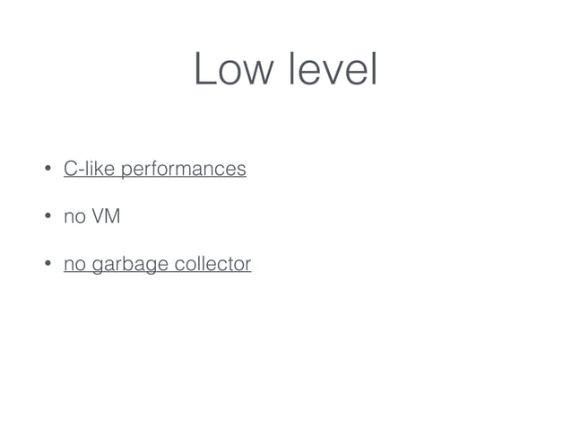 Introduction to rust: a low-level language with high-level abstractions | PDF