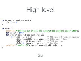 Introduction to rust: a low-level language with high-level abstractions ...