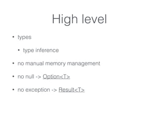 Introduction to rust: a low-level language with high-level abstractions ...