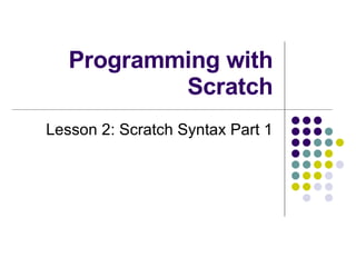Intro To Scratch | PPT