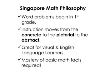 Intro To Singapore Math | PPT