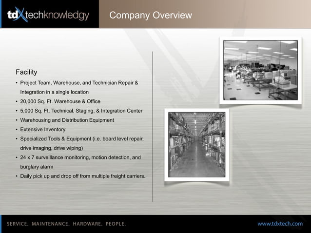 Introduction to TDX Tech | PPT