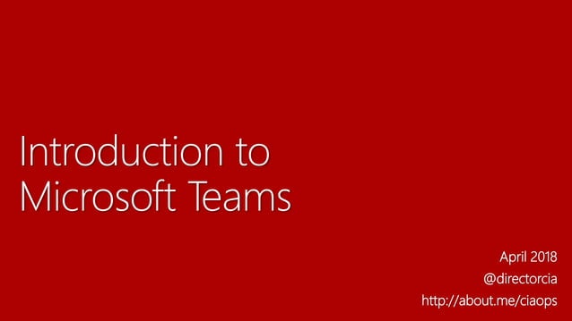 Introduction to Microsoft Teams | PDF | IT and Internet Support | Internet