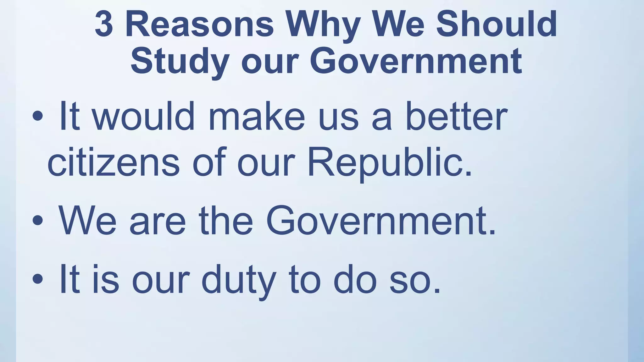 Introduction to the Study of Government and Constitution | PPTX ...