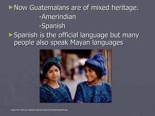 Intro To Guatemala Unit | PPT