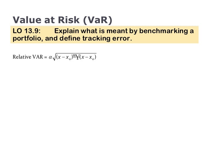 Intro to Value at Risk (VaR)