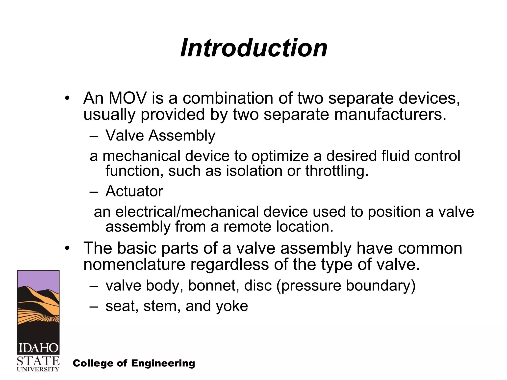 NRC Course on Motor Operated Valves and Limitorque | PDF