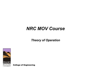 NRC Course on Motor Operated Valves and Limitorque | PDF
