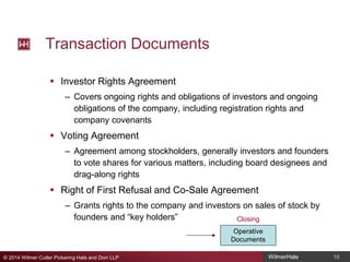 Introduction to Venture Capital Financing | PDF