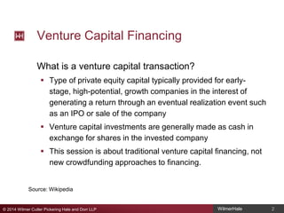 Introduction to Venture Capital Financing | PDF