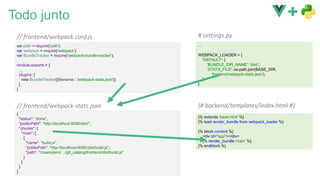 Vue.js + Django - configuración para desarrollo con webpack y HMR | PPTX | Web Development ...