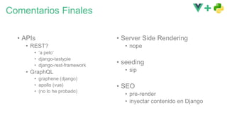 Vue.js + Django - configuración para desarrollo con webpack y HMR | PPTX | Web Development ...