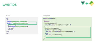 Django + Vue, JavaScript de 3ª generación para modernizar Django | PPT