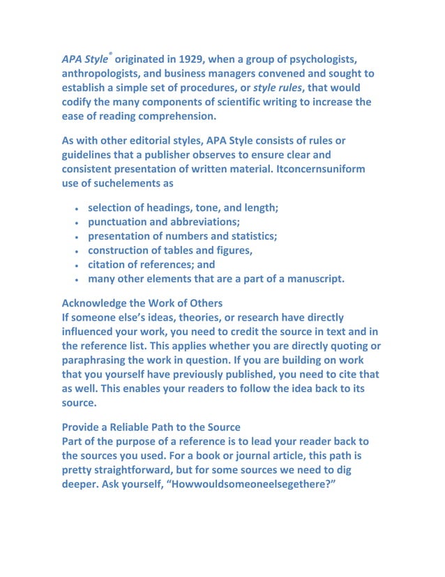 Intro. to APA Style | DOCX