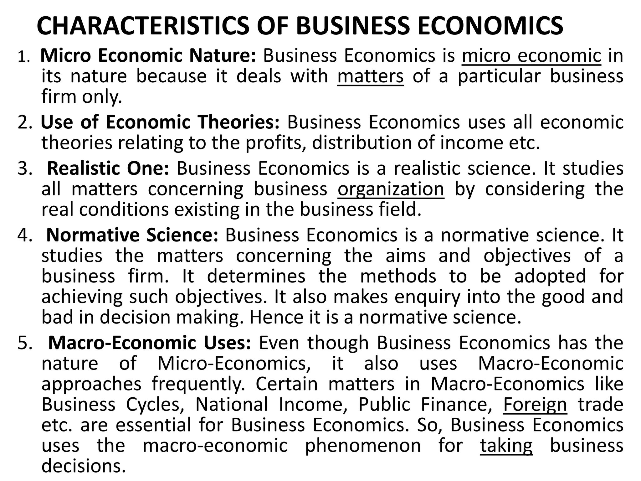 Intro. to business economics | PPTX