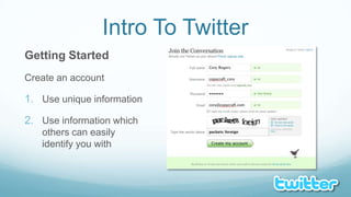 Intro To Twitter | PPT