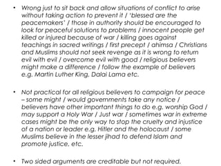 War and Peace- AQA- GCSE RE | PPT